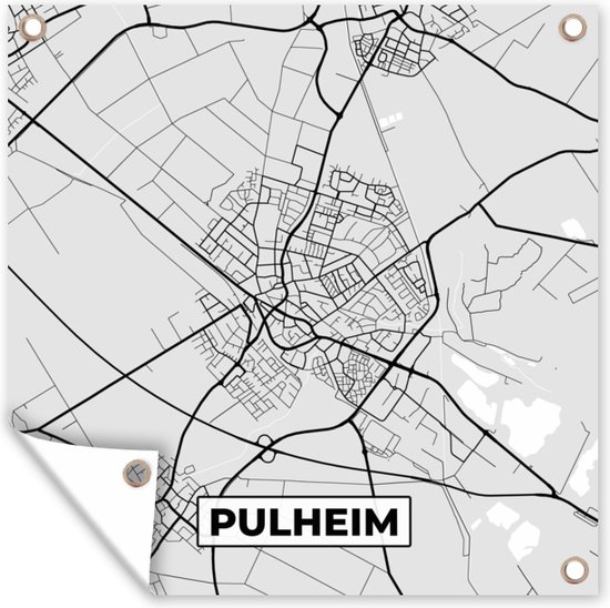 Tuindoek Stadskaart - Plattegrond - Duitsland - Kaart - Pulheim ...