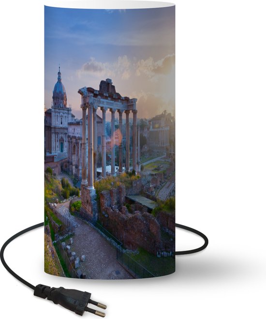 Lampe Rome - Lampe Ruines de Rome - 33 cm de haut - Ø16 cm - Y compris ...