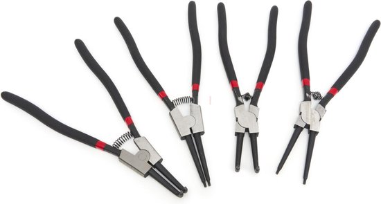 HBM 4 Delige 330 mm. Borgveertangenset, Seegerringtangenset | bol.com