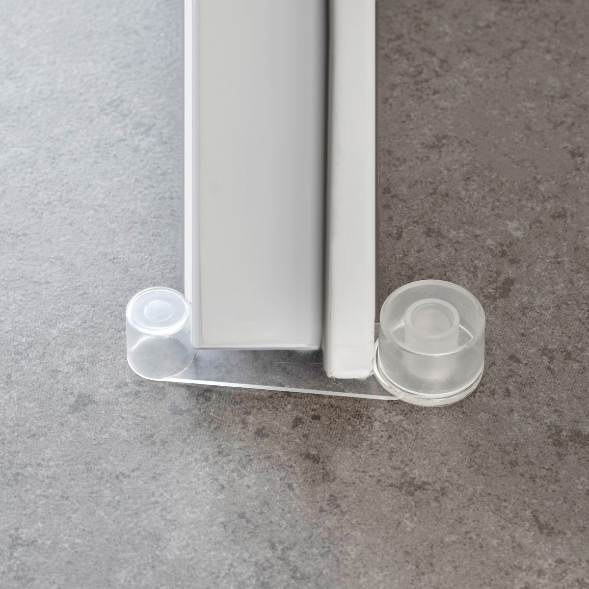 Navaris 8x deurstopper transparant zelfklevend - Set van 8 transparante ...