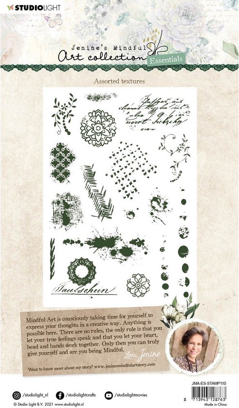 Studio Light Essentials clear stamp Assorted textures nr.1 | bol.com
