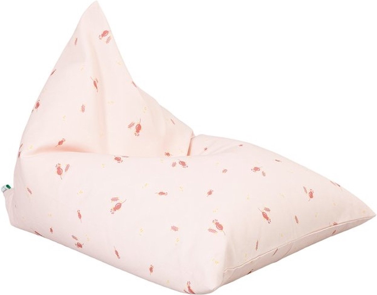 Kinder Zitzak Beanbag Kinderkamer Misty Rose Wigiwama - Zitzak Kind ...