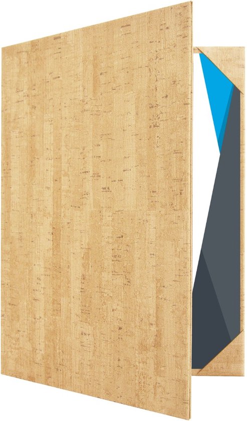 Goodline® - Rapportmap / Diplomamap / Certificaat Mappen - 2x A4 - Kurk | bol.com