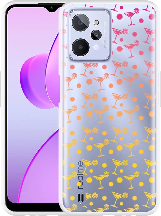Realme C31 Hoesje Cocktails - Designed by Cazy | bol