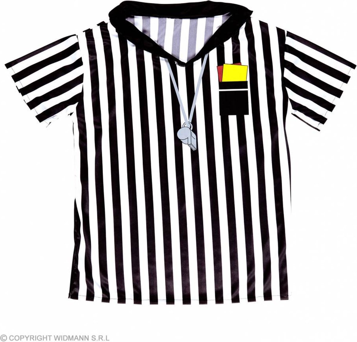 Widmann - Scheidsrechter Kostuum - Zwart-Wit Scheidsrechter T-Shirt Man ...