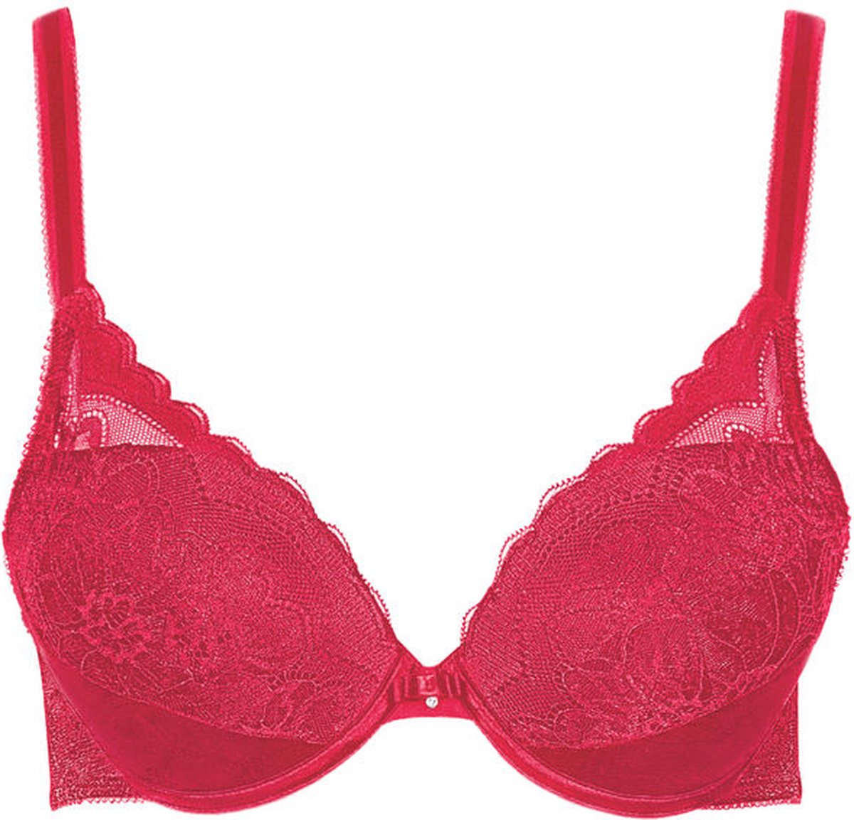 Rode push-up bh Lisca Evelyn - Rood - Maat - 75A | bol
