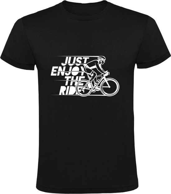Just Enjoy the Ride Heren T-shirt | wielrennen | wielren | bike | fiets ...