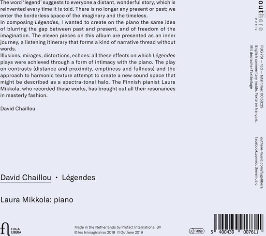 Laura Mikkola - Légendes (CD), Laura Mikkola | Muziek | bol.com