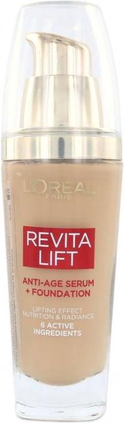 L'Oréal Revitalift Anti-Age Serum + Foundation - 210 Golden Natural ...