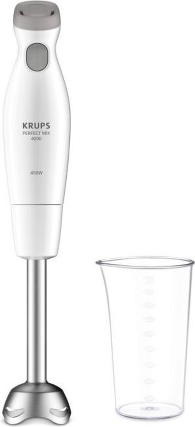 Krups Perfect Mix 4000 Staafmixer Grijs, Wit 450 W | bol