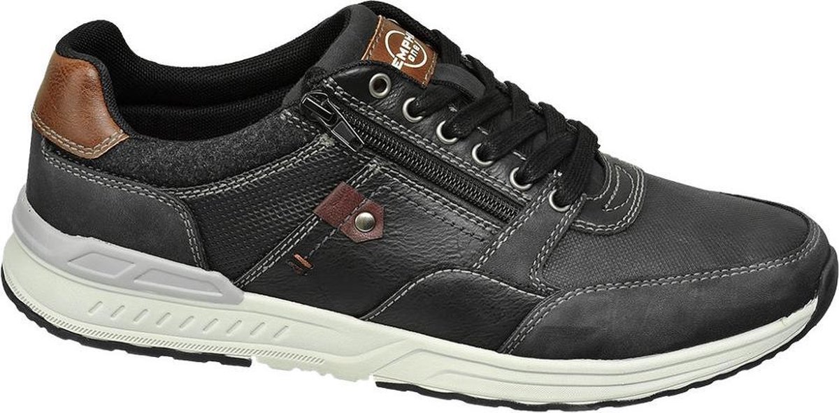 Memphis One Heren Zwarte sneaker - Maat 46 | bol.com