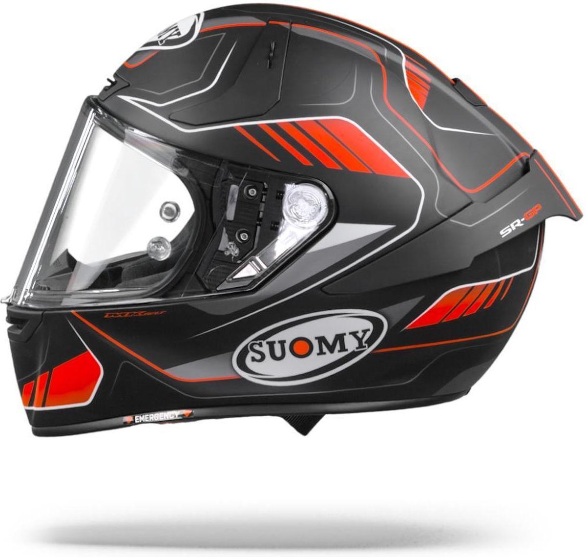 Suomy SR-GP Gamma Mat Rood Integraalhelm - Maat XXL - Helm | bol.com
