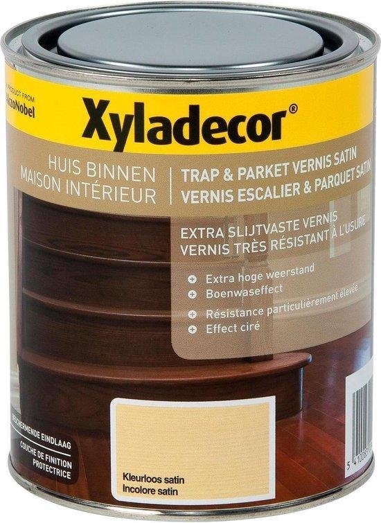 Xyladecor Trap & Parketvernis - Satin - Kleurloos - 0.75L | bol.com