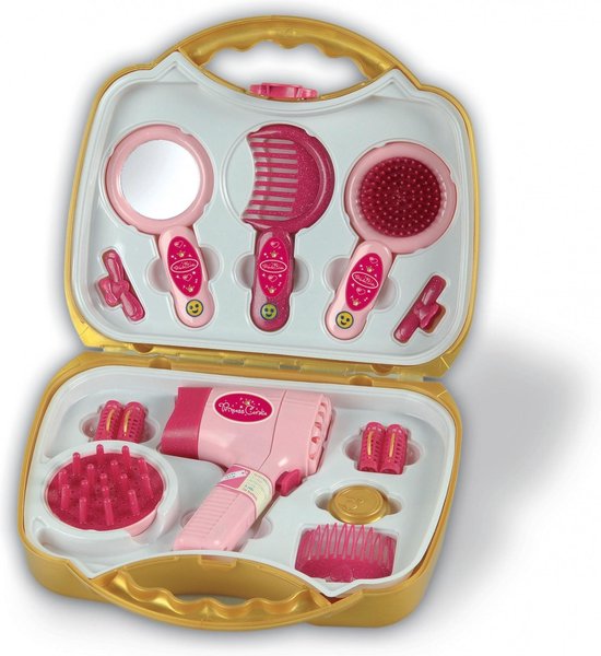 Klein - Princess Coralie - Koffer met Electrische Fohn - Goud/Roze ...