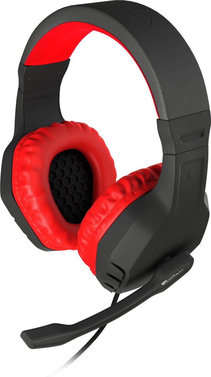 Genesis Argon 200 - Stereo PC Gaming Headset - Rood | bol.com