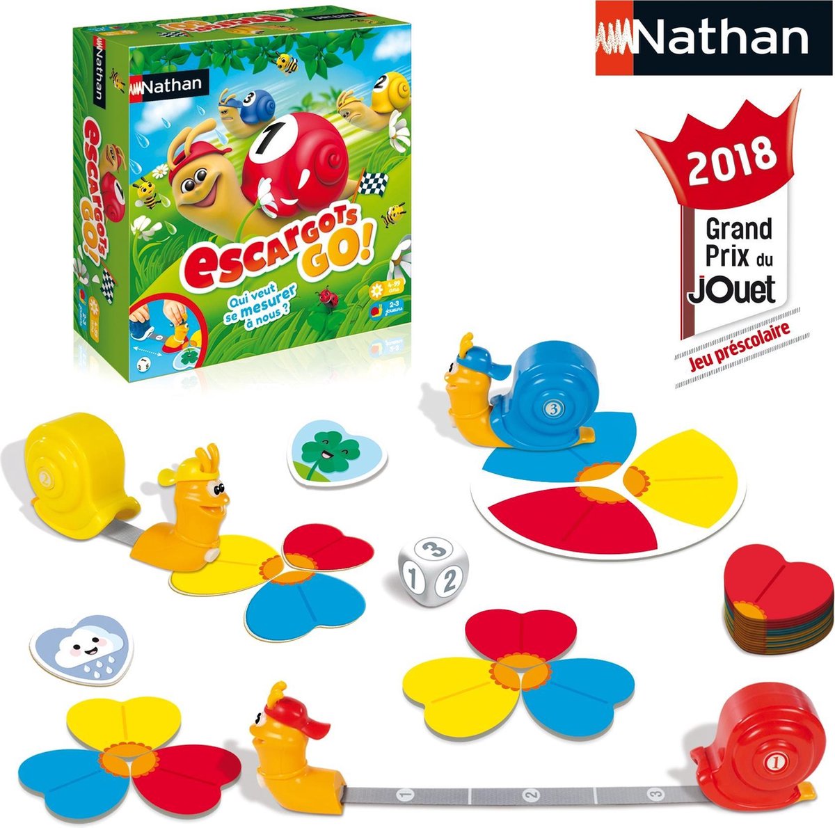 Bordspel Nathan Go Escargots (FR) | Games | bol.com
