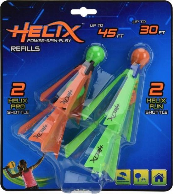 Helix Shuttles - 4 Stuks | bol