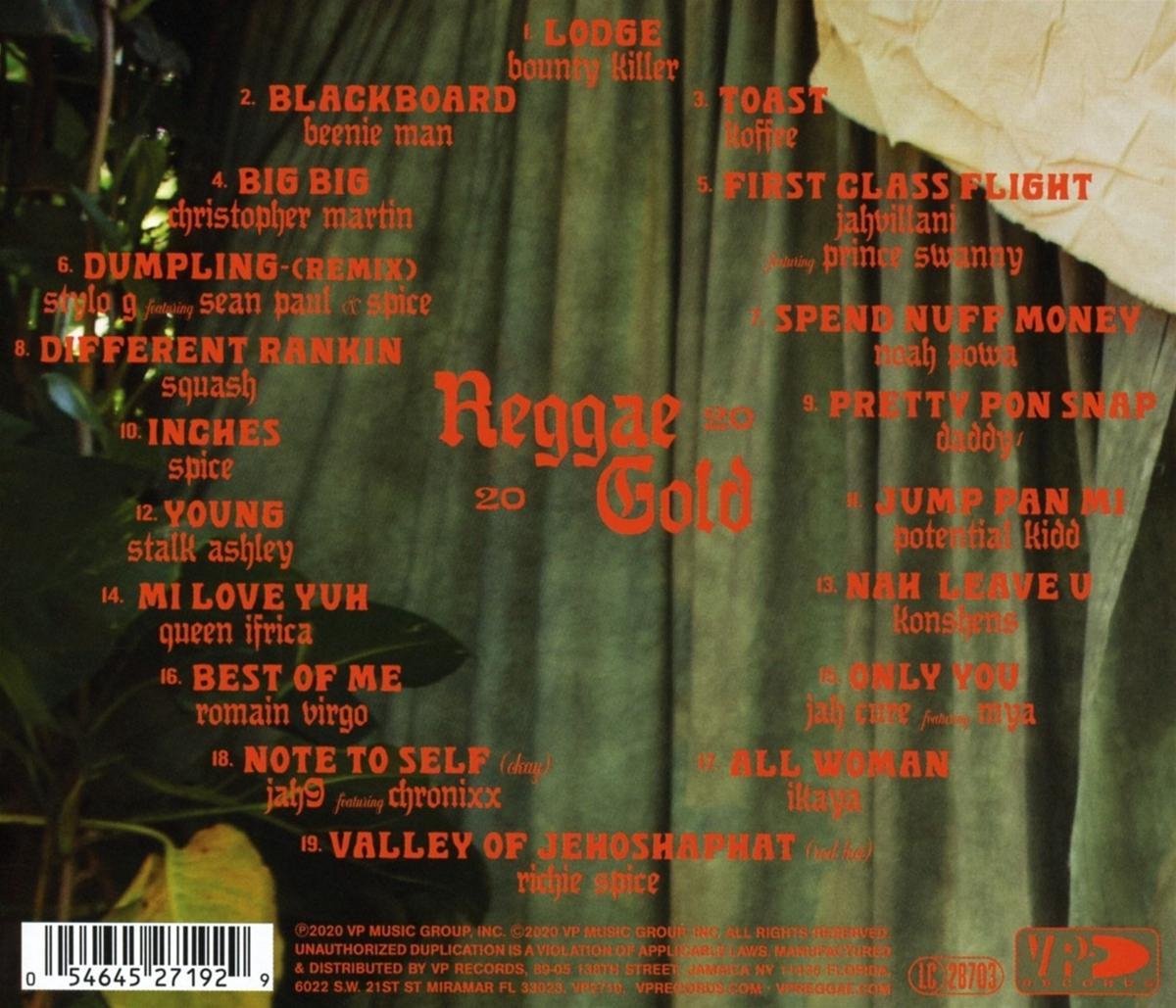 Reggae Gold 2020, various artists | CD (album) | Muziek | bol.com