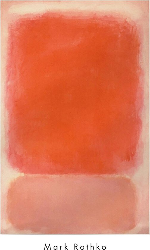 Kunstdruk Mark Rothko Red and Pink on Pink 1953 55,5x81,5cm | bol