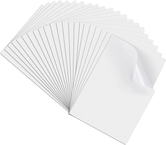 A4 Sticker Paper Matte Self Adhesive Waterproof Sheet for Inkjet ...