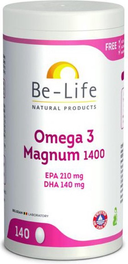 Omega 3 Magnum 1400 Be Life Caps 140 Pf01213 | bol