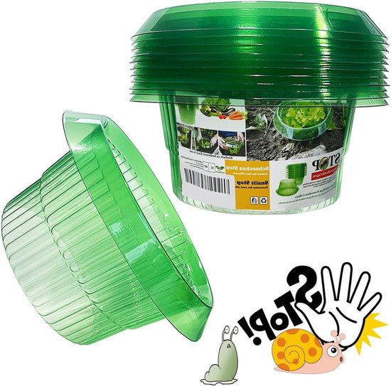 Snail Collar 15 Pieces - Snail Defense Without Chemicals - Protects ...