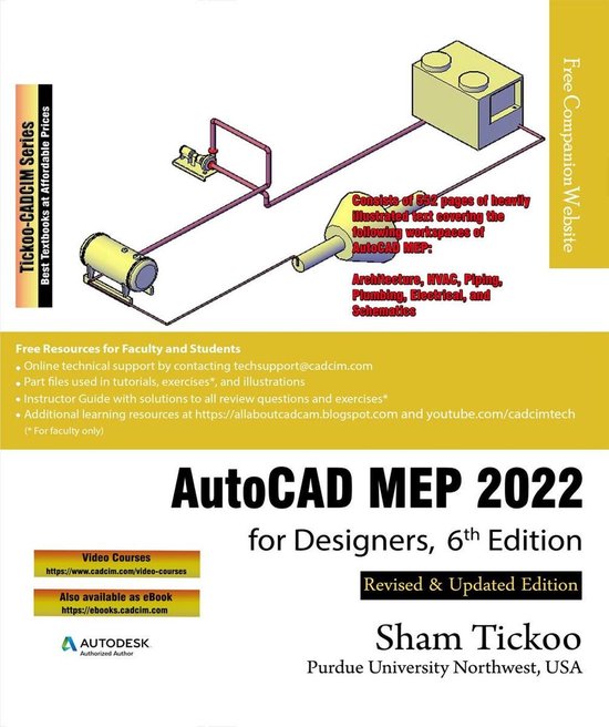 AutoCAD MEP 2022 for Designers, 6th Edition (ebook), Sham Tickoo ...