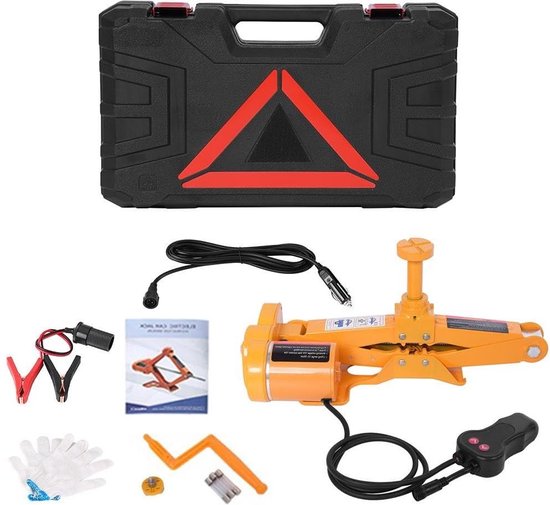 Schaarkrik 3 Ton Elektrische Auto Jack Kit - DC 12V Band Jack Tool Kit ...