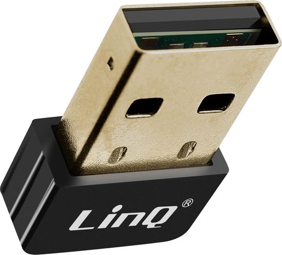 USB WiFi 150 Mbps ultracompacte netwerkadapter LinQ zwart | bol