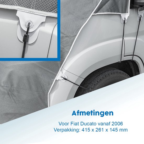 ProPlus Raamafdekking voor Fiat Ducato vanaf 2006 - Nonwoven ...