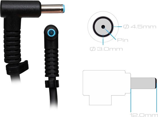HP TPN-DA09 oplader 150W - 19.5V - 7.7A - ZBook 15 G4 - TPN-CA11 | bol