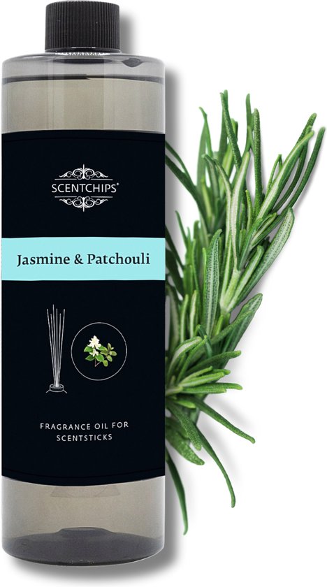 Scentchips® Geurstokjes Navulling - Jasmine & Patchouli - Geurverspreider -... | bol