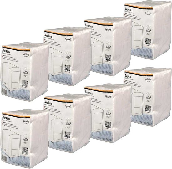 Cabanaz Navulling Dispenser servetten - 2000 tissues wit | bol