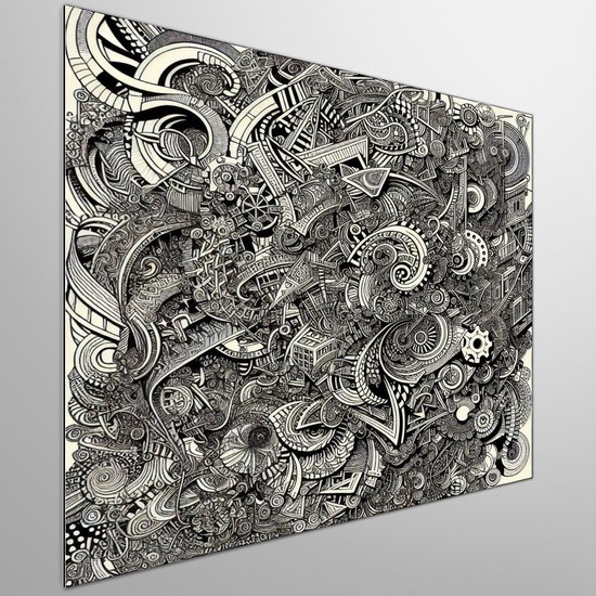 Doodle escher schilderij | Maze of Mind: Intricate Escher-inspired ...