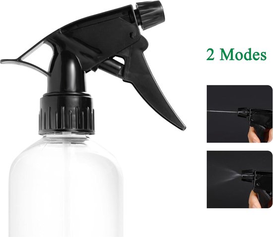 6 stuks spuitflessen 500 ml kunststof spuitflessen lege spuitflessen ...