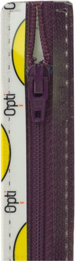 Opti 4800 S40 spiraalrits 4mm niet deelbaar 20 cm met werratrekker aubergine paars | bol