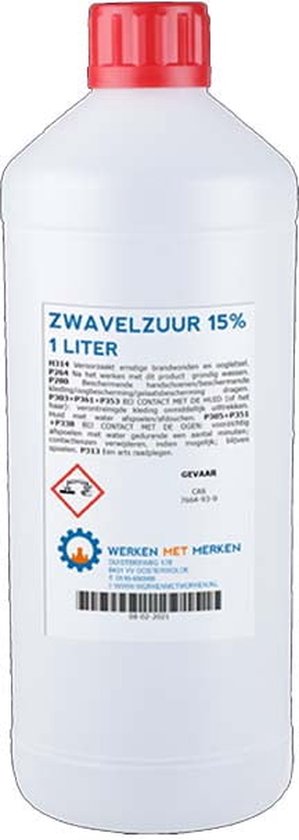 Zwavelzuur 15% | bol