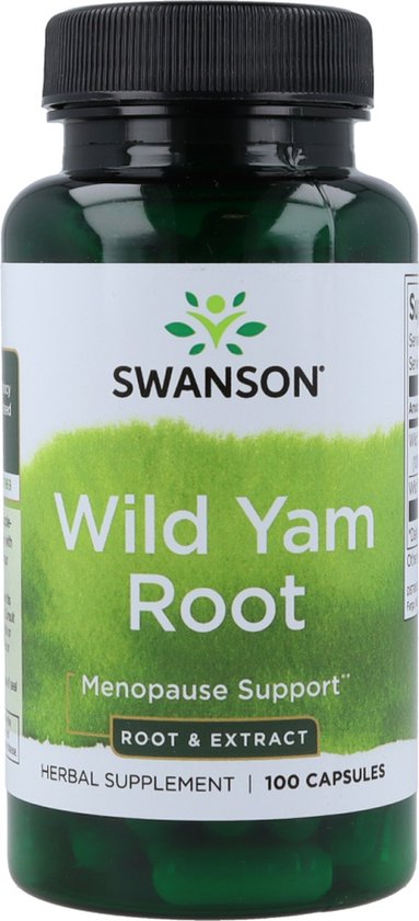 Swanson - Wild Yam Root - 10% diosgenine Extract - 100 capsules | bol