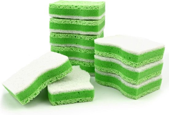Natuurlijke Keuken Spons - 10 stuks Eco Afwassen Sponzen - Kokosvezels ...