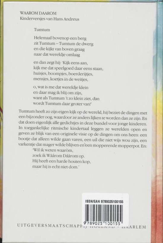 Waarom daarom, H. Andreus | 9789025100155 | Boeken | bol