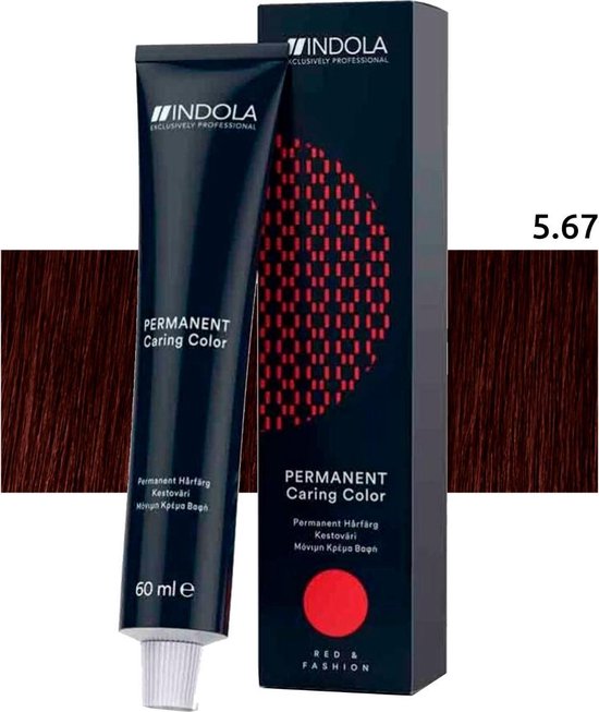 Indola - Indola Profession Permanent Caring Color 5.67 60ml | bol