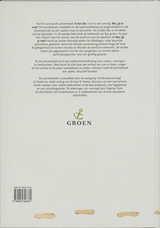 Bas, ga je mee? - Prentenboek voor taalontwikkeling door Dagmar Stam | bol