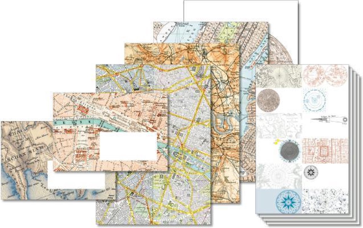 Maps - Letter Writing Set | bol.com