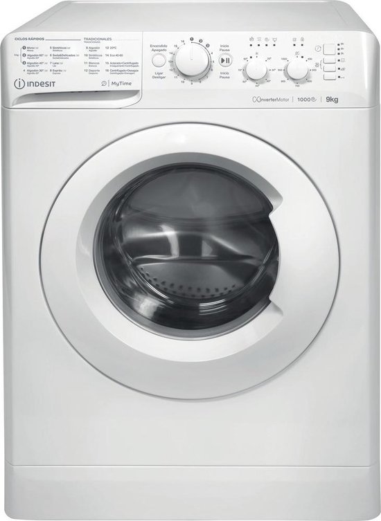 Wasmachine Indesit MTWC91083WSPT 1000 rpm Wit 9 kg | bol.com
