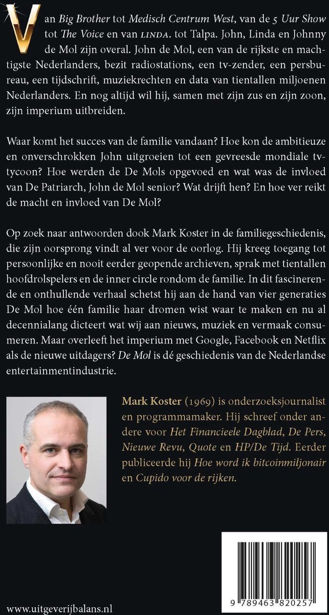 De Mol (ebook), Mark Koster | 9789463820264 | Boeken | bol