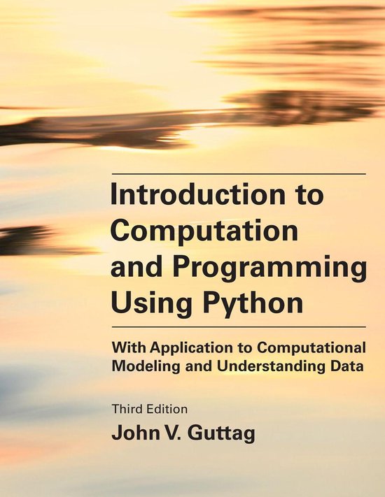 Introduction to Computation and Programming Using Python, third edition (ebook), John... | bol