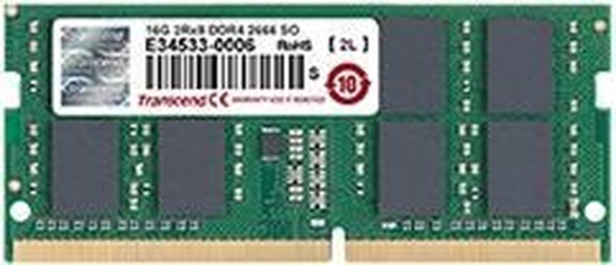 Transcend TS1GSH64V6B geheugenmodule 8 GB 1 x 8 GB DDR4 2666 MHz | bol.com