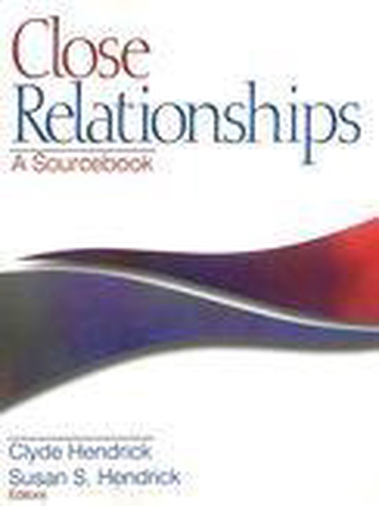 Close Relationships (ebook), Hendrick, Clyde A. | 9781452236117 ...