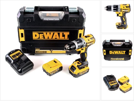 DeWalt DCD 796 M2 accu-klopboormachine borstelloos 18 V 70 Nm + 2x accu ...