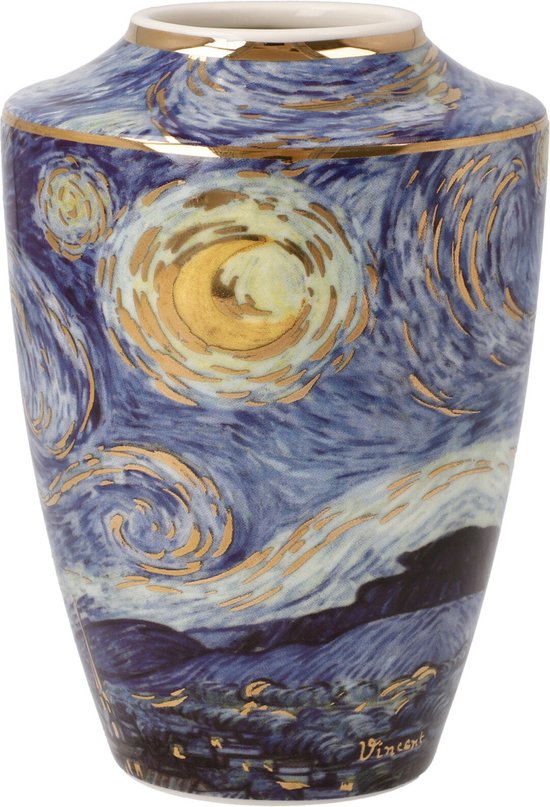 Goebel - Vincent van Gogh | Vaas Sterrennacht mini | Porselein - 12cm ...